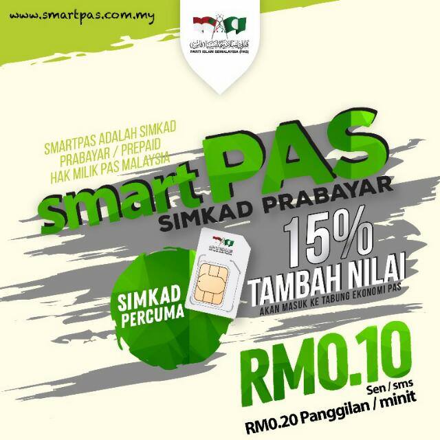 Kad SIM Smart PAS | Kedai Muslim